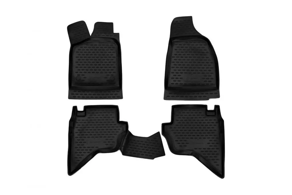 Novline Tipske gumene patosnice Ford Ranger (2007-2011), 4 komada, Crne