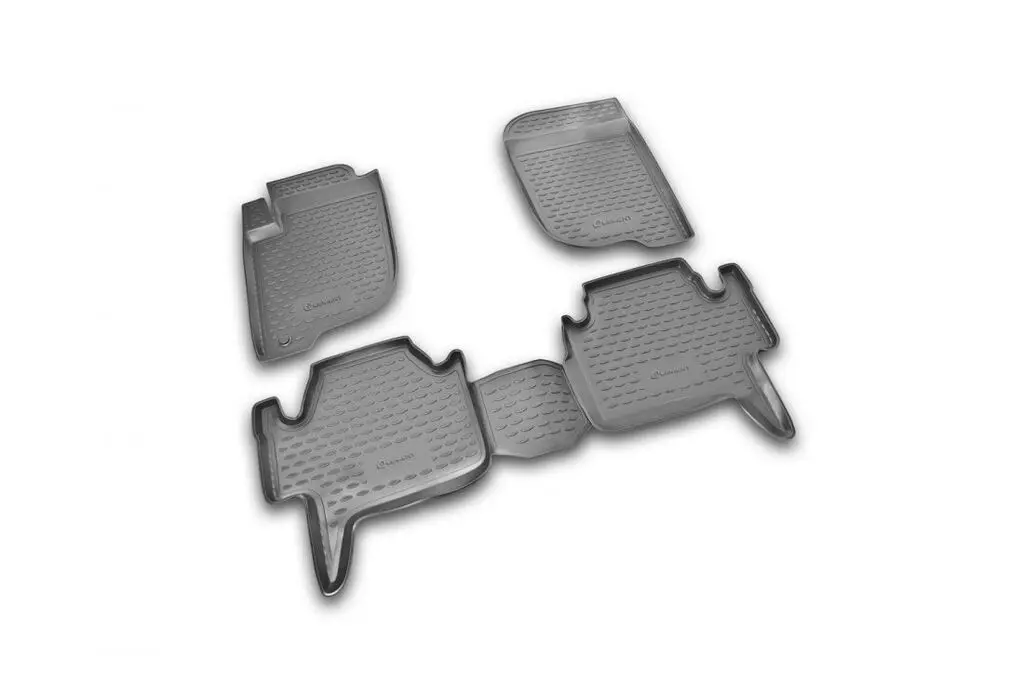 Element Tipske gumene patosnice Mitsubishi Pajero Sport (2008+), 4 komada, Sive