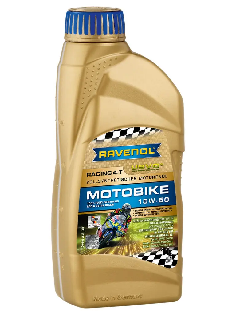 Ravenol Motorno ulje Racing 4-T Motobike 15W-50 USVO, 1 l