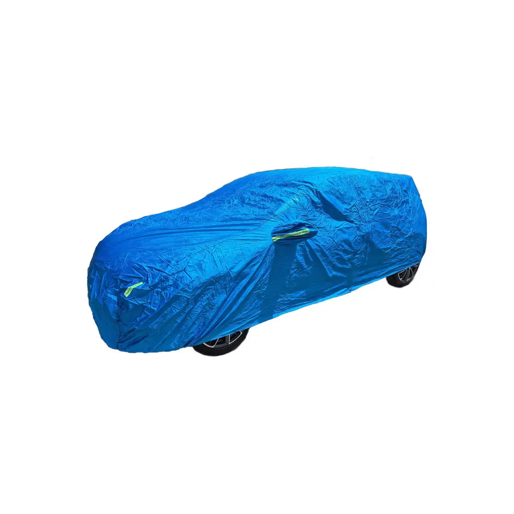 Cerada za auto sa otvorom na vozačevoj strani, 406x165x119cm, Plava