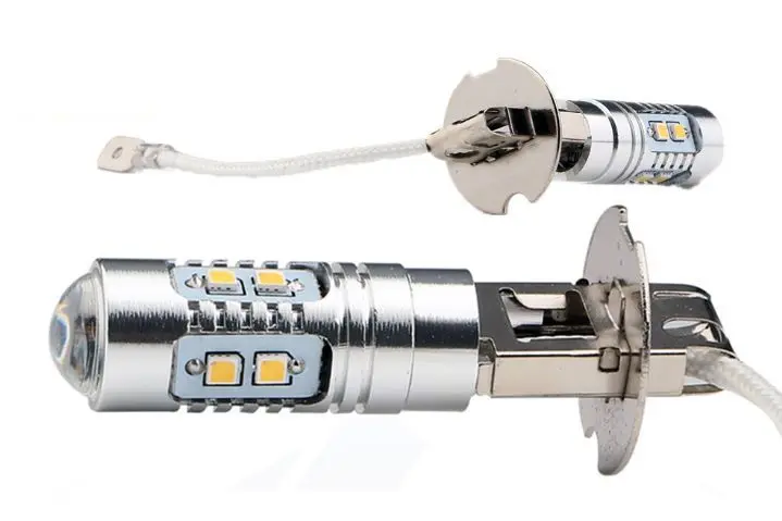 OEM LED Sijalica H3 10W sa 10 dioda 2323 i sočivom