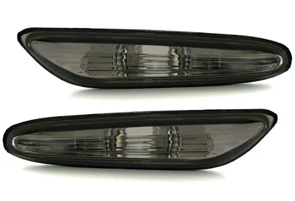 OEM Kristalni bočni migavci BMW E90 / E91 / E92 / E93 / E87 / X1, Zatamnjena