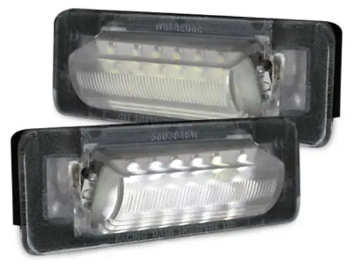 OEM LED osvetljenje za zadnje tablice sa 18 dioda Mercedes W210 / W202