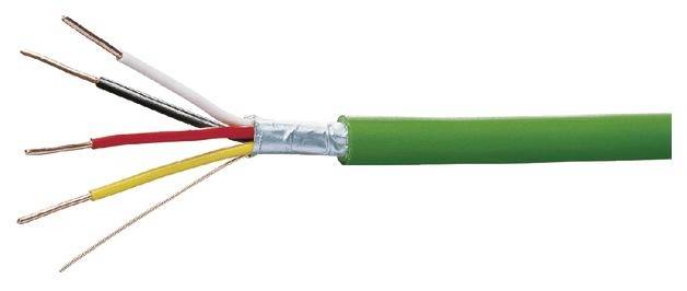 Hager TG019 bus kabl 2 x 2 x 0,8 mm² 4 x zelena