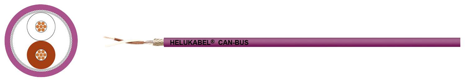 HELU 800685-1000 bus kabl 2 x 2 x 0,5 mm² 4 x 8,5 mm