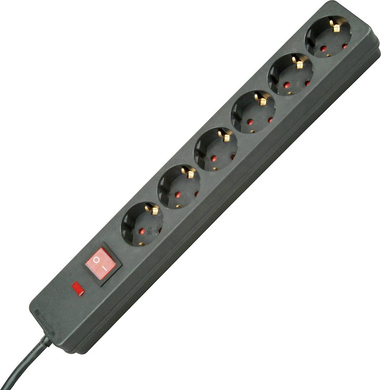 Kopp 224205012 razvodna letva sa prenaponskom zaštitom 6x utičnica 230 V