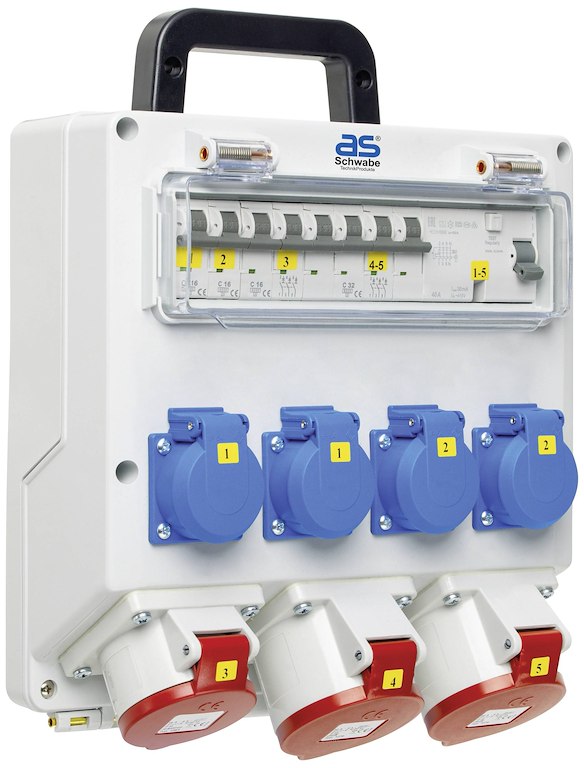 AS Schwabe 12D CEE električni razdelnik 32 A, 400 V