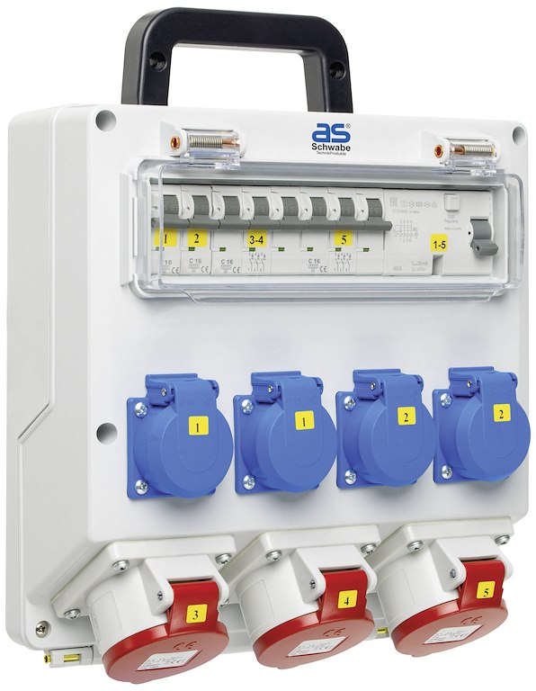 AS Schwabe 10D CEE električni razdelnik 16 A, 400 V