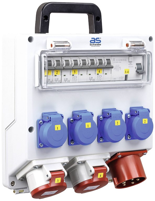 AS Schwabe 61517 CEE električni razdelnik 16 A, 400 V