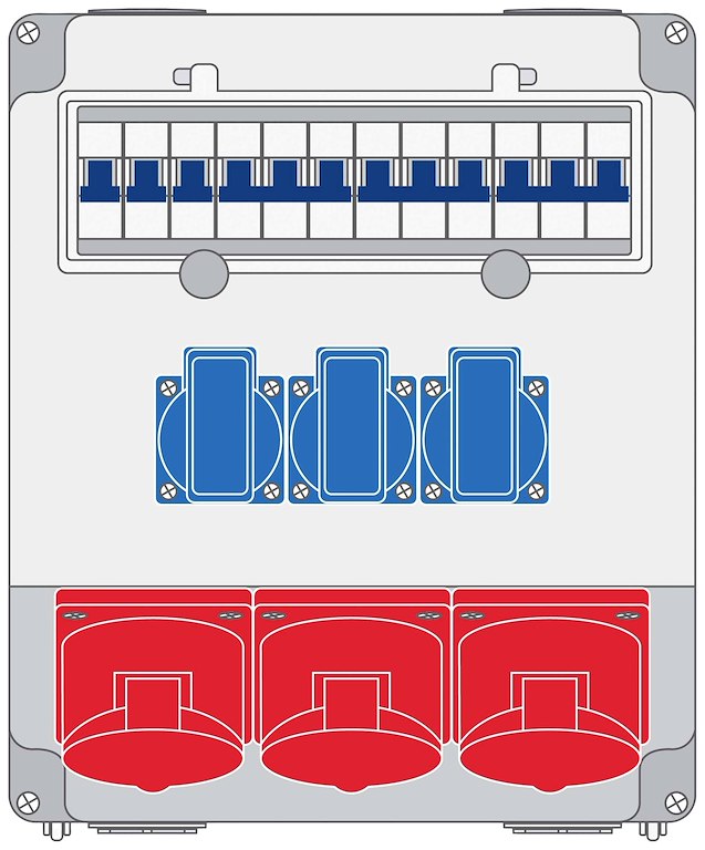 ABL Sursum 60.01 CEE električni razdelnik 16 A