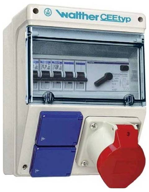 Walther Werke 6920117 CEE električni razdelnik 1 CEE utičnica