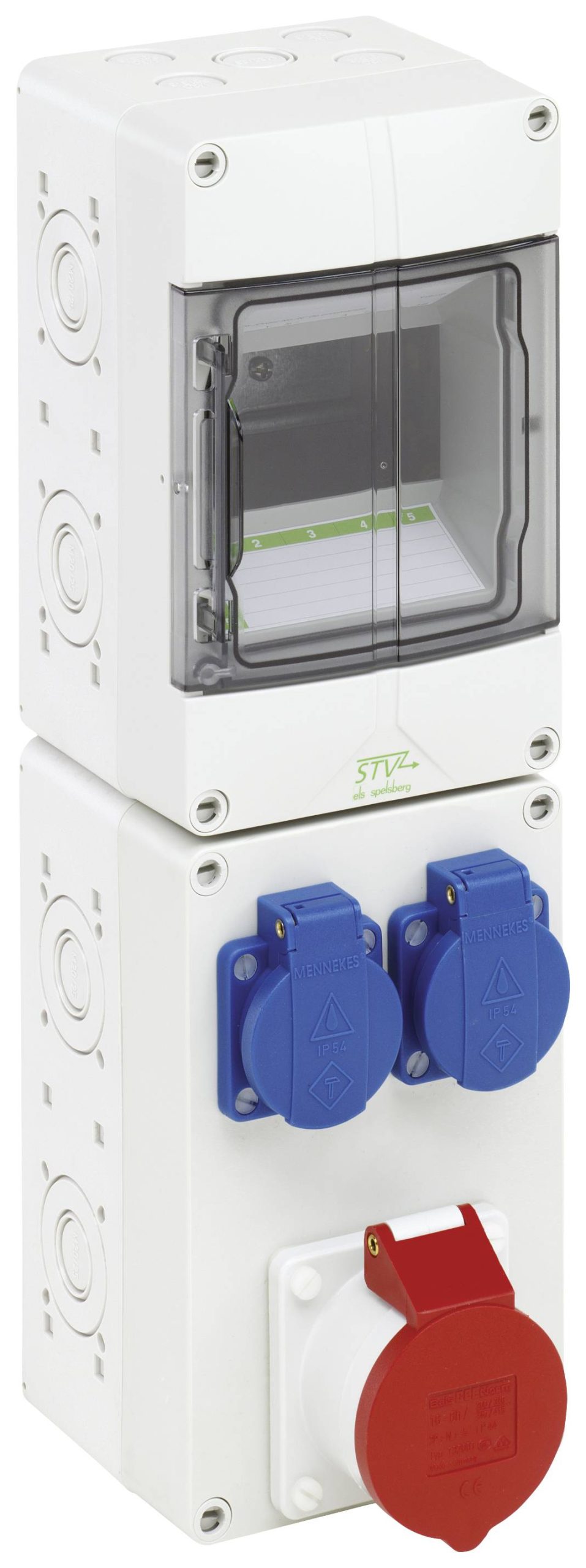 Spelsberg 512-S (selektivan) CEE električni razdelnik 16 A, 400 V