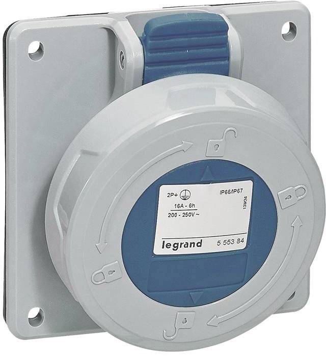 Legrand 555484 CEE montažna utičnica 32 A, 250 V/AC