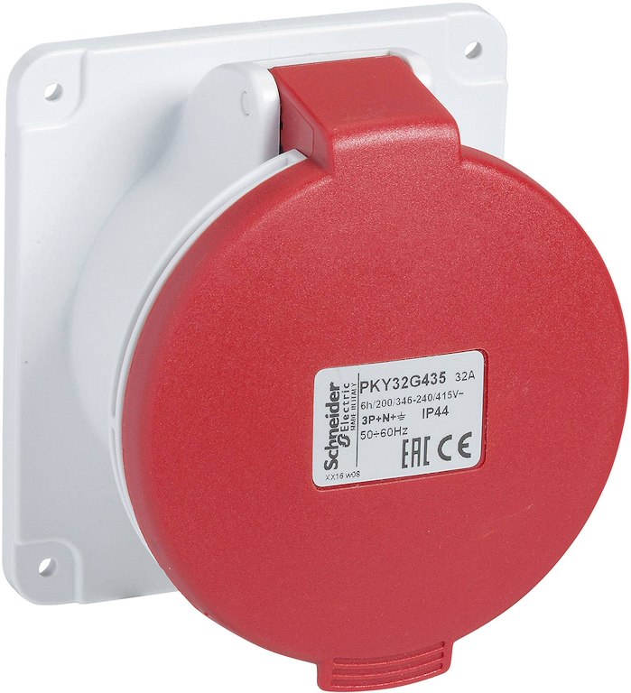 Schneider Electric PKY32G435 CEE montažna utičnica 32 A, 415 V