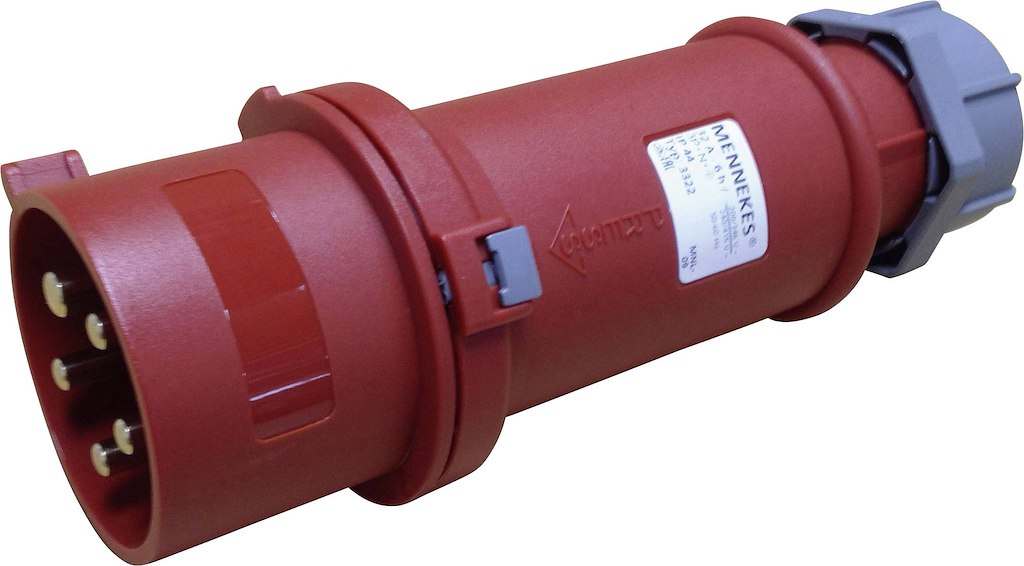 Mennekes 3322 CEE pretvarač (konfiguracijski adapter) 32 A, 400 V