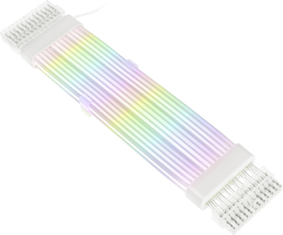 Kolink UR-24PIN-ARGB napojni priključni kabl 24 cm bela, transparentna kabl