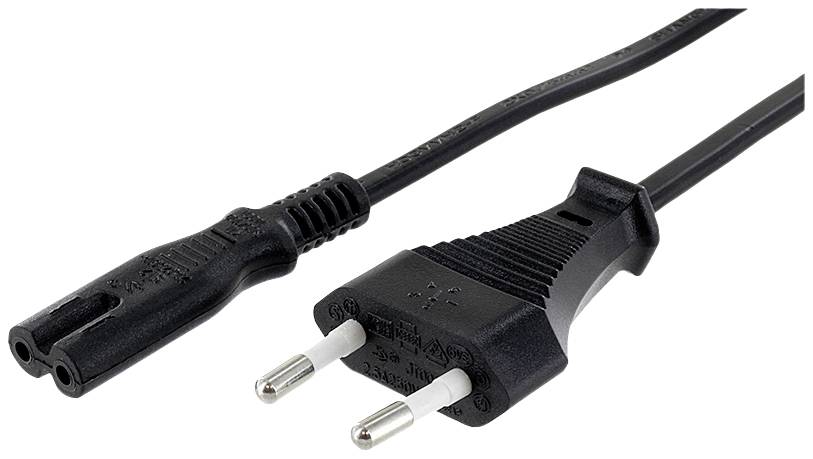 econ napojni kabl 2 m 250 V/AC crna
