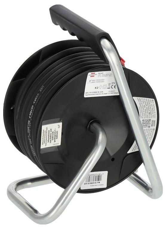 Garant Compact H07RN-F kablovski doboš 12 m crna plastika