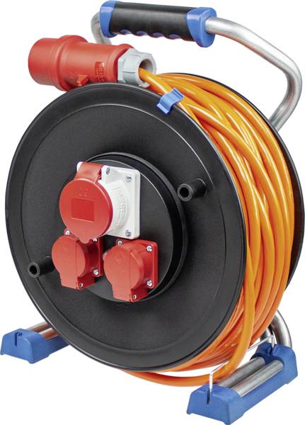 AS Schwabe 5-polni kablovski doboš 30 m crna 2, 5 mm² 2249547