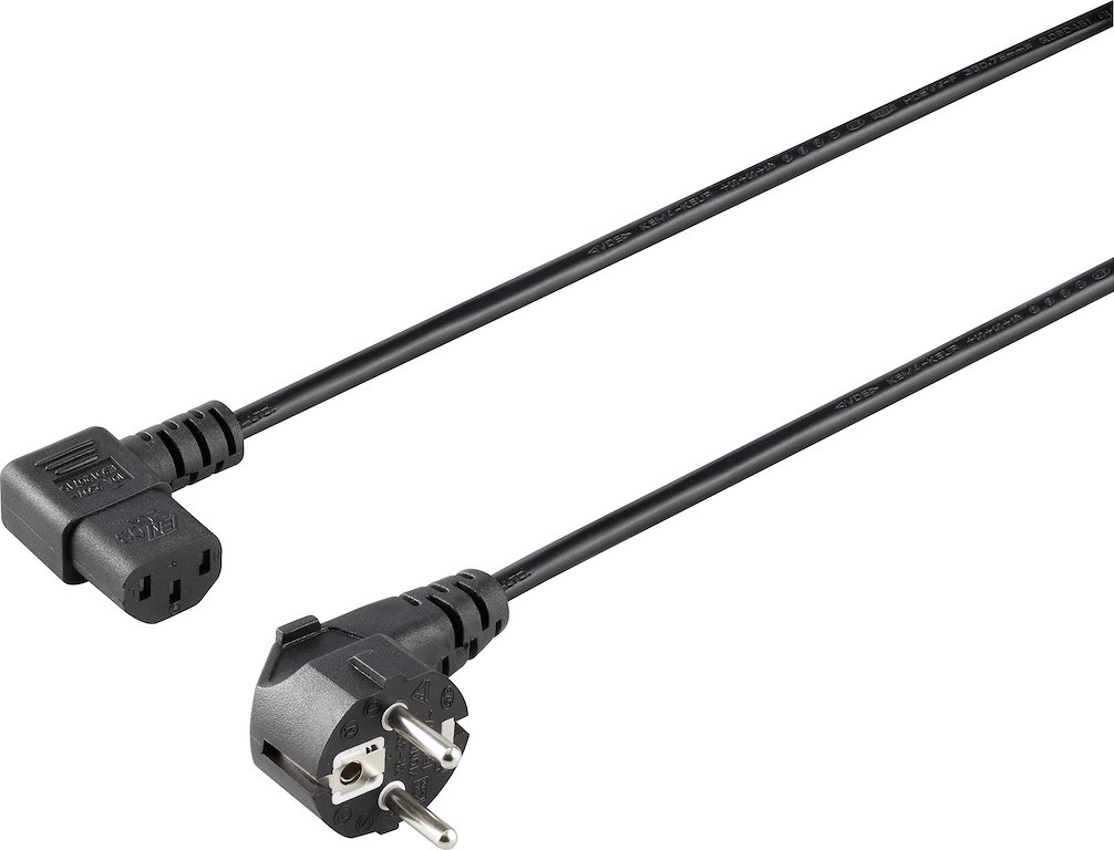 Sygonix SY-5042710 priključni kabl za uređaje 2,00 m 230 V crna