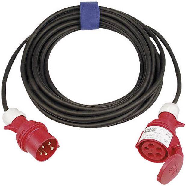 SIROX strujni produžni kabl 25 m crna muški konektor CEE 629047