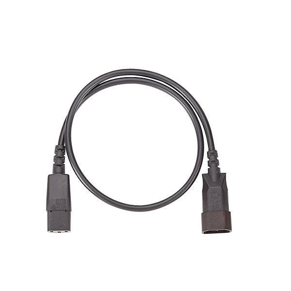 Bachmann napojni priključni kabl 0,75 m 250 V crna