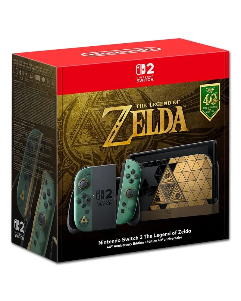 Konzola Nintendo Switch 2 - Legend of Zelda - 40th Anniversary Edition