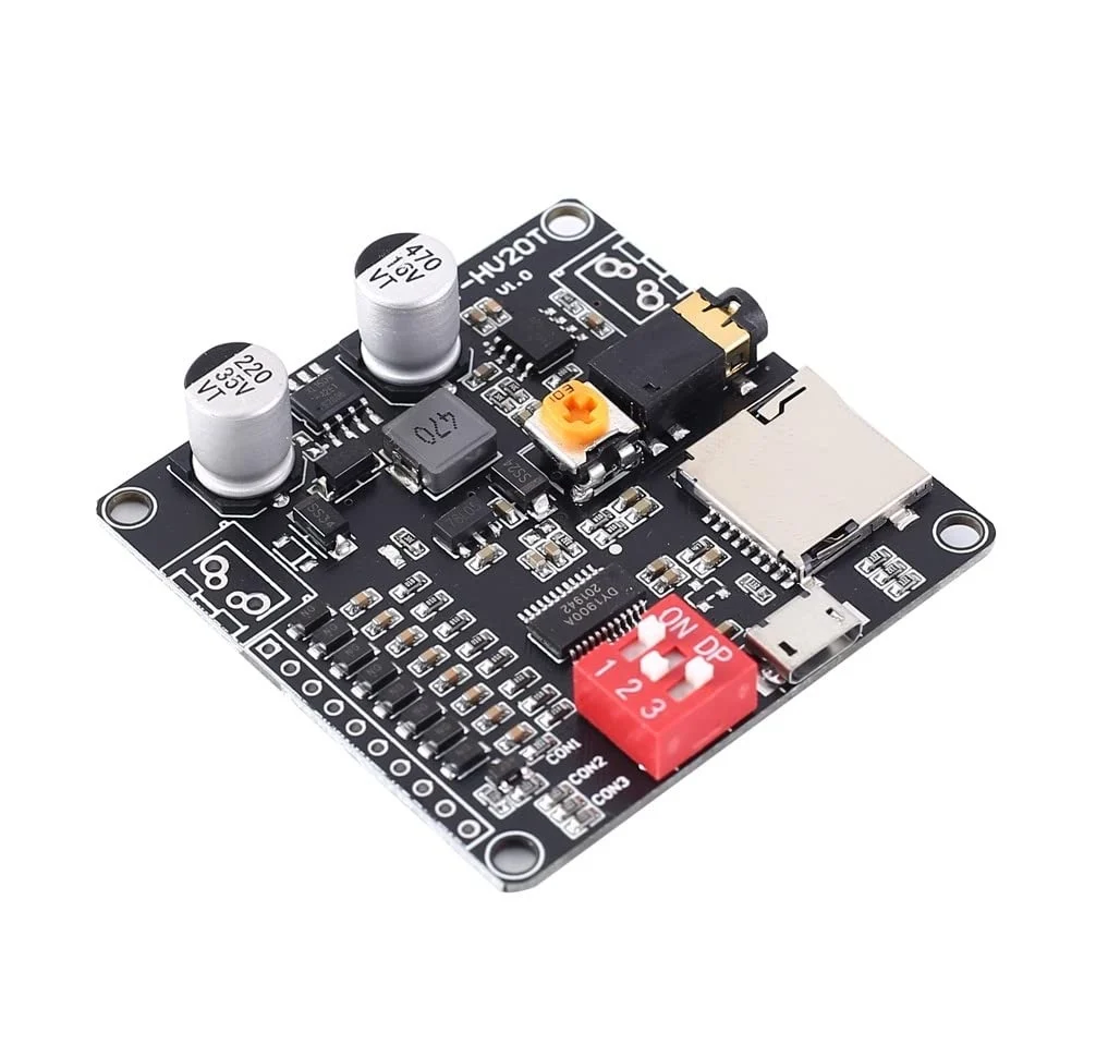 DY-HU20T V1.0 MP3 Audio Modul za Reprodukciju sa Pojačalom 20W DC 6V-35V MP3/WAV