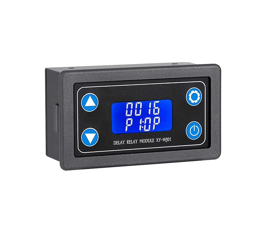 Digitalni Vremenski Relej XY-WJ01 12V 24V – Timer Modul s LCD Ekranom