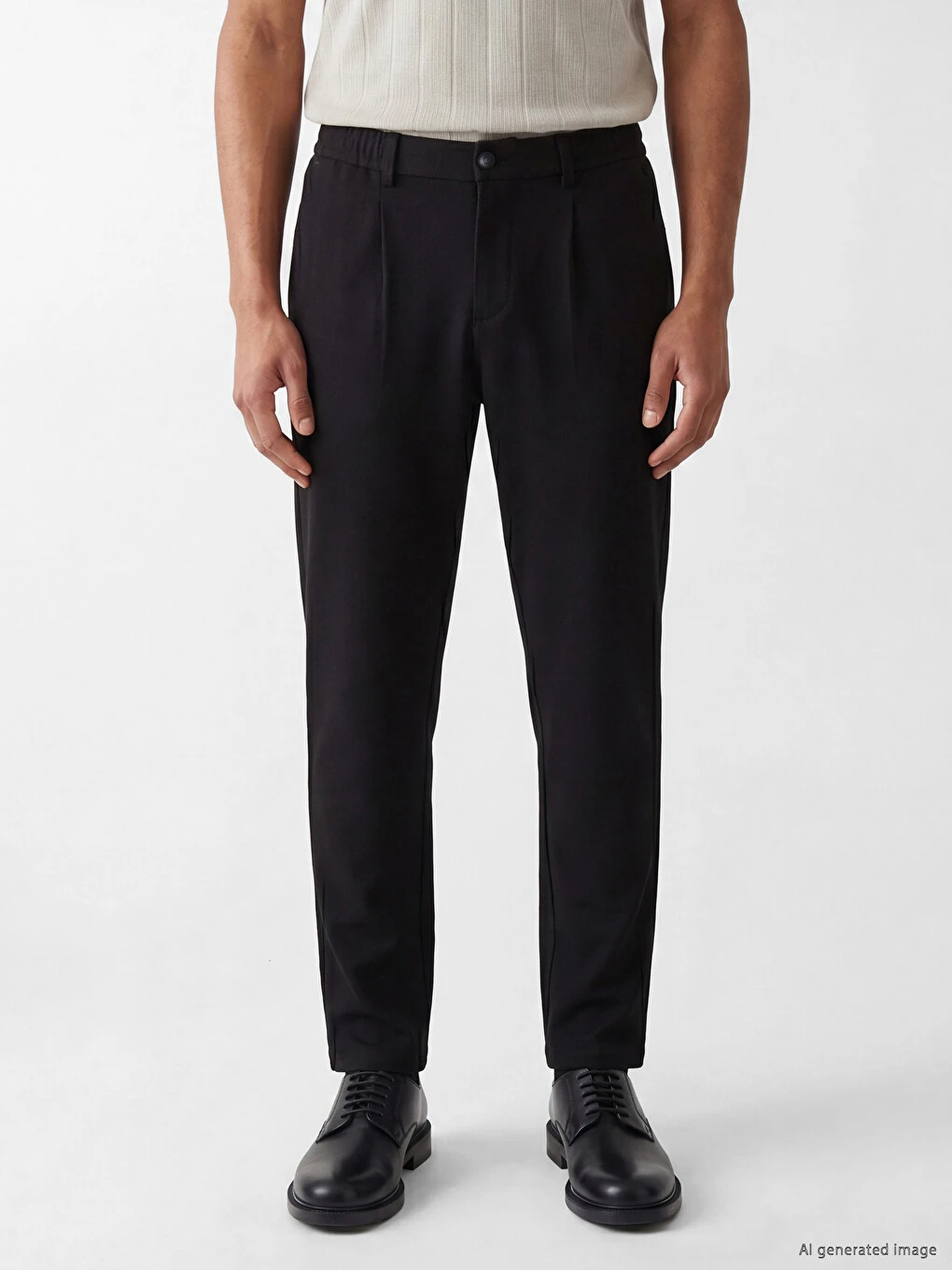 LCW Vision Slim Fit Muške Plisirane Pantalone