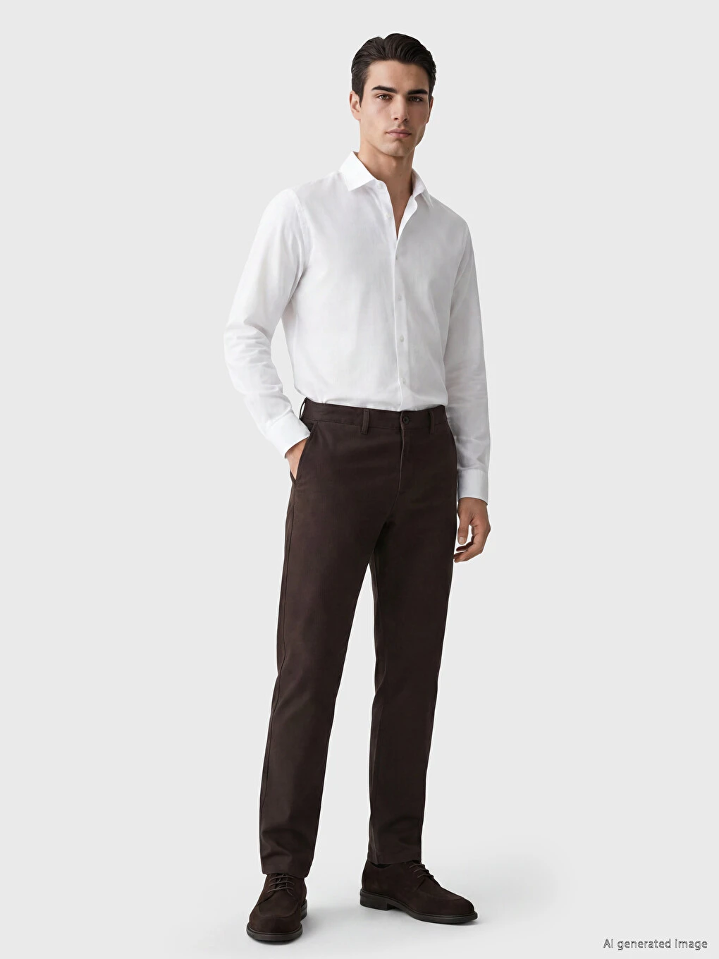 LCWAIKIKI Classic Regular Fit Gabardinske Muške Chino Pantalone