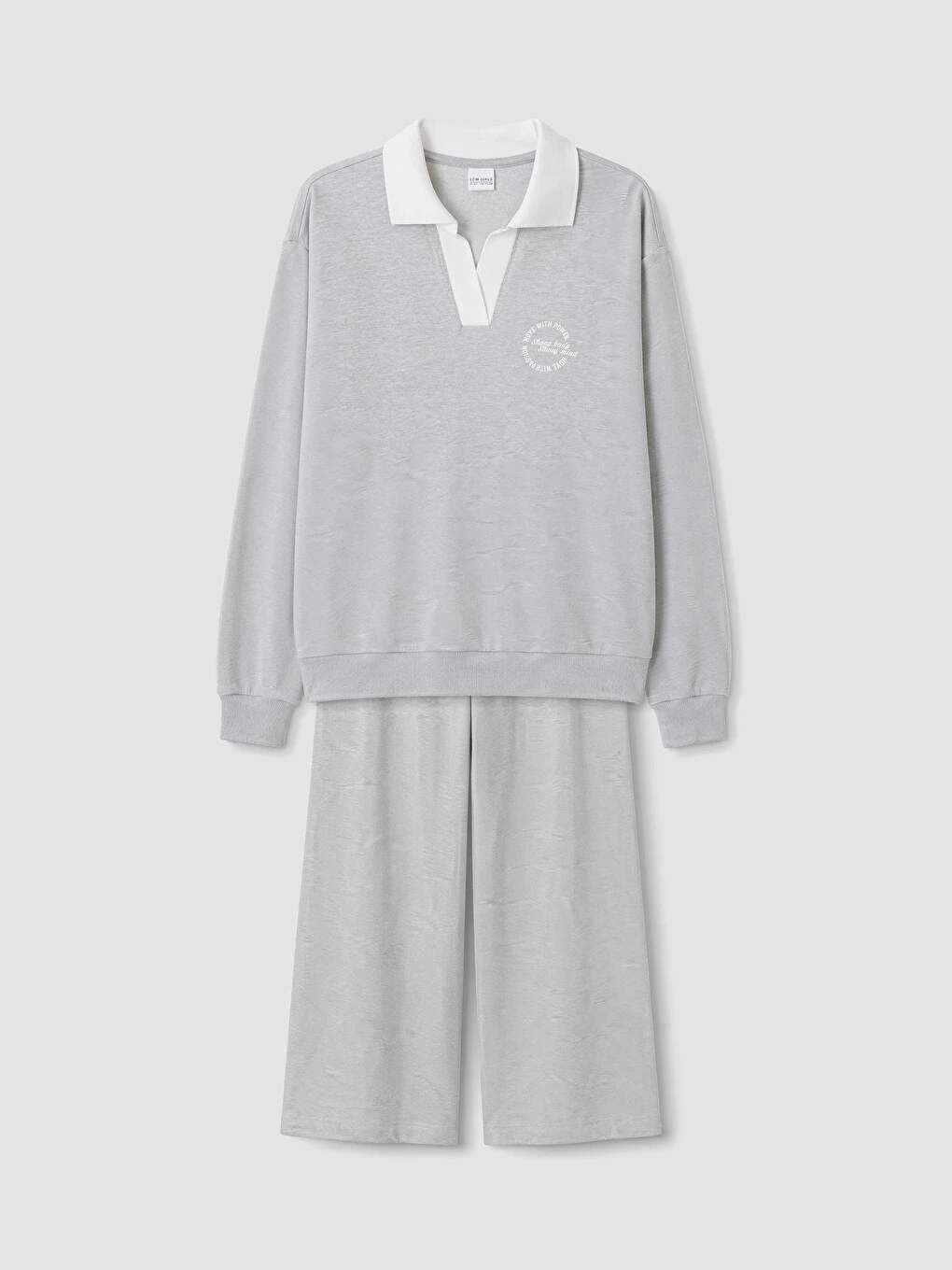 LCW Kids Devojački Komplet Sa Polo Kragnom