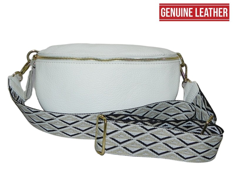 **GENUINE LEATHER**kožna torbica oko struka-kao nova