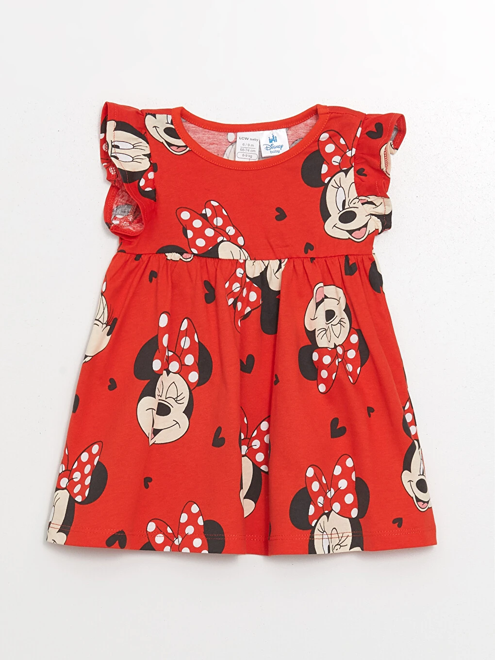 LCW baby Haljina Za Bebe Devojčice Bez Rukava Sa Okruglim Izrezom, Štampana Minnie Mouse, Pakovanje Od 2