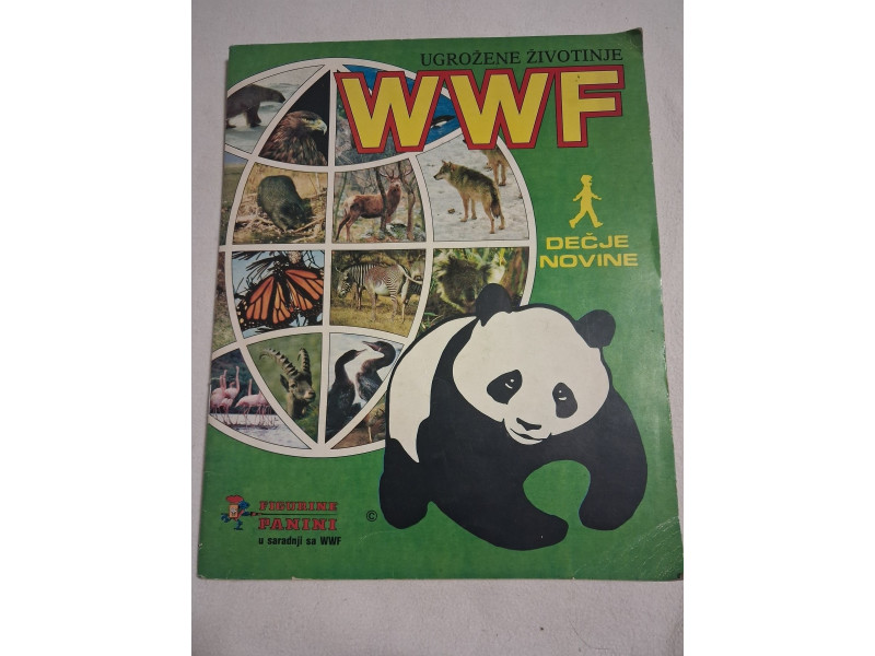 WWF Ugrozene zivotinje - album 1986.