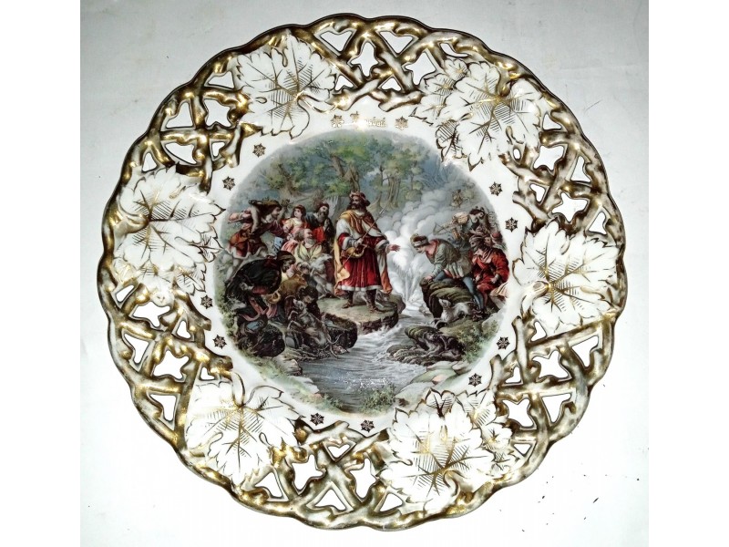 TANJIR - STARI PORCELAN 30-te god KOLEKCIJA 27cm