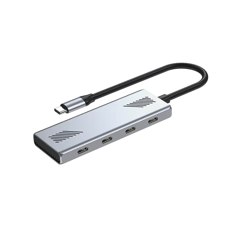 Gembird USB Hub Type-C na Type-C 4-port USB-C 3.2 Gen 2, UHB-CM-U310-C4-01