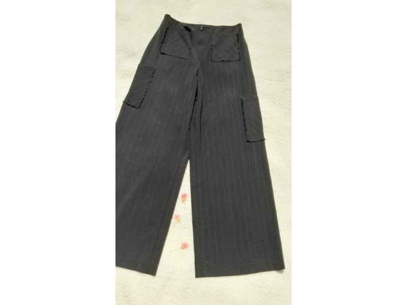 Wide leg pantalone, siroke nogavice-RASPRODAJA
