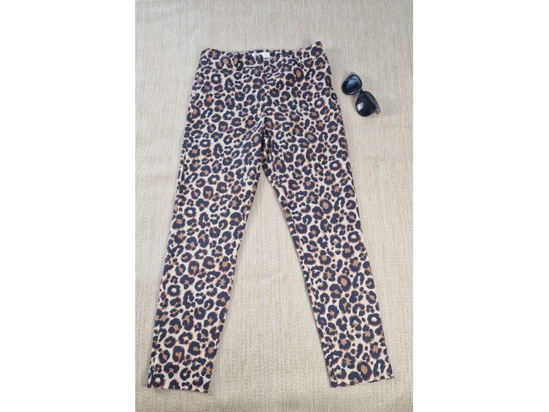 H&M leopard print pantalone-RASPRODAJA