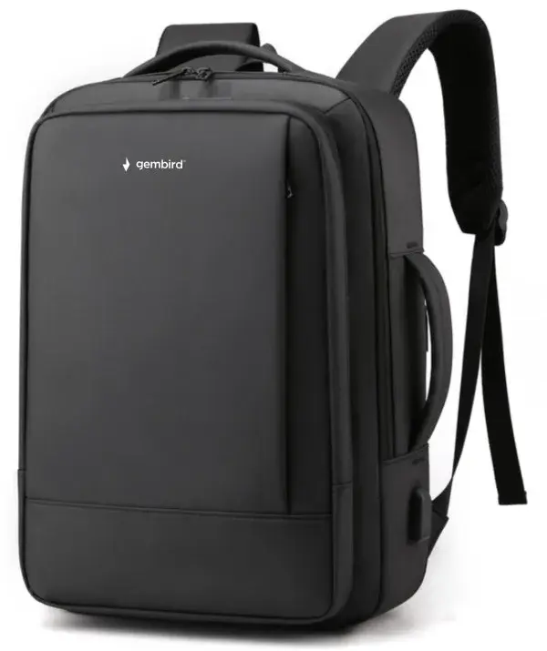 Gembird Ranac za laptop NCC-15-KLB017, 15.6"/17", USB konektor, Crni