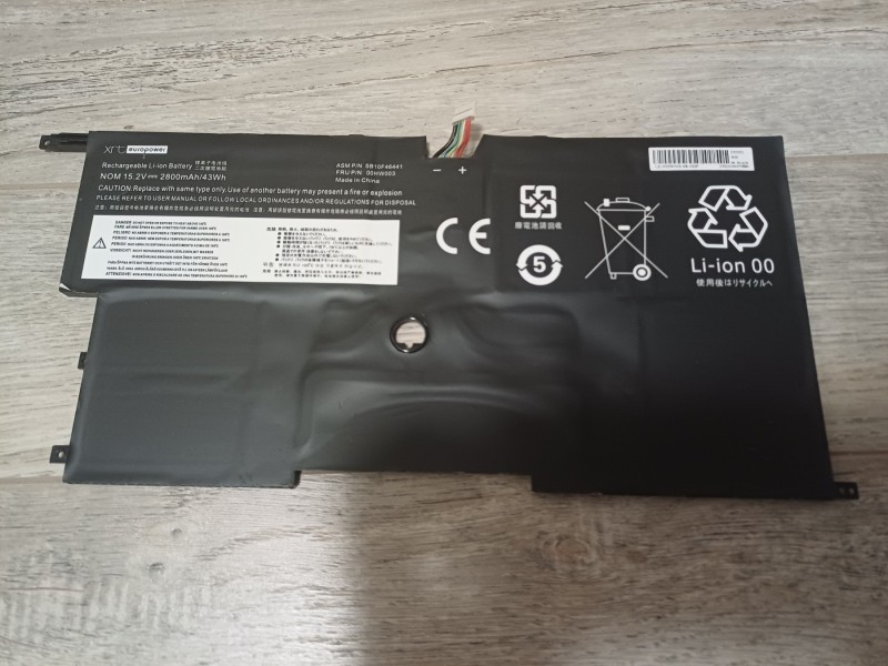 Baterija Lenovo ThinkPad X1 Carbon Gen3