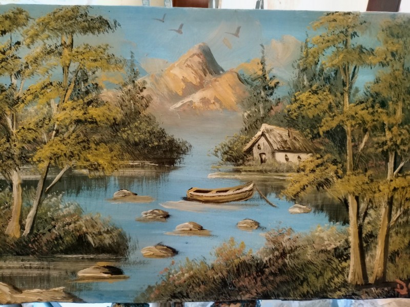 Magicna dolina 60x40cm ulje na platnu