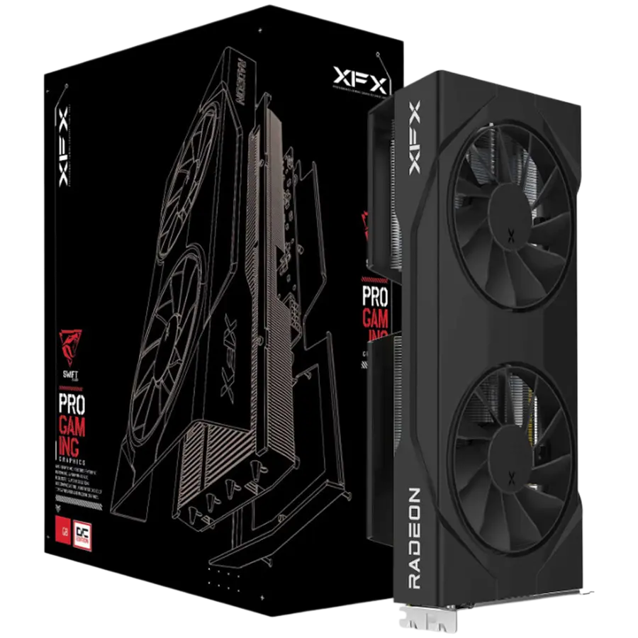 XFX Swift grafička kartica Radeon RX 9060 XT OC, 16GB, GDDR6