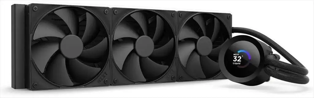 Kućište za vodeno hlađenje procesora NZXT Kraken Plus 360 3x120mm LCD 1.54 inča mat crno RL-KN360-B2