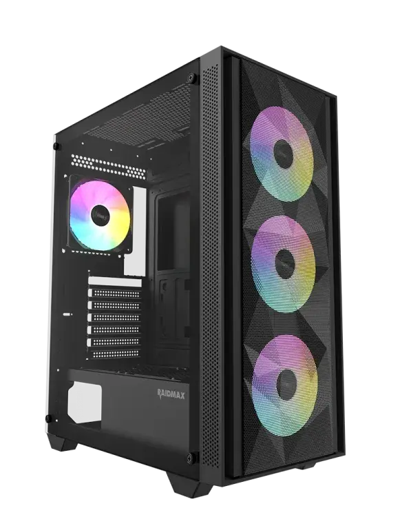 Raidmax kućište Vector V217 ARGB, Bez napajanja, Crno, V217TBS