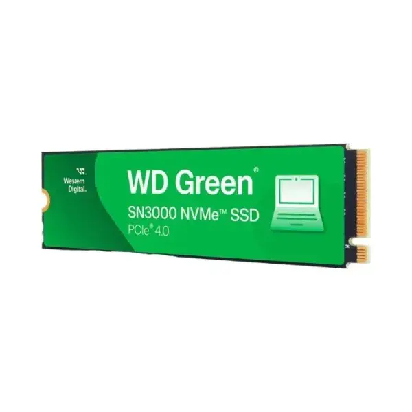 Western Digital SSD M.2, NVMe, 500GB, WD, 5000MBs/4100MBS, SN3000, Zeleni