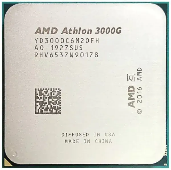 Procesor AM4 AMD Athlon 3000G, 2 jezgra, 3.5GHz, 5MB