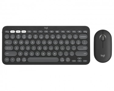 LOGITECH Pebble2 Wireless Combo US tastatura + miš Graphite