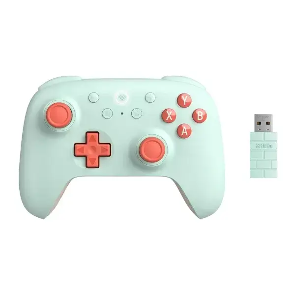 8BitDo Bežični gamepad Ultimate 2C, Windows, Android, Tri-Mode, Hall Effect, Vibracija, USB-C, Mint Edition