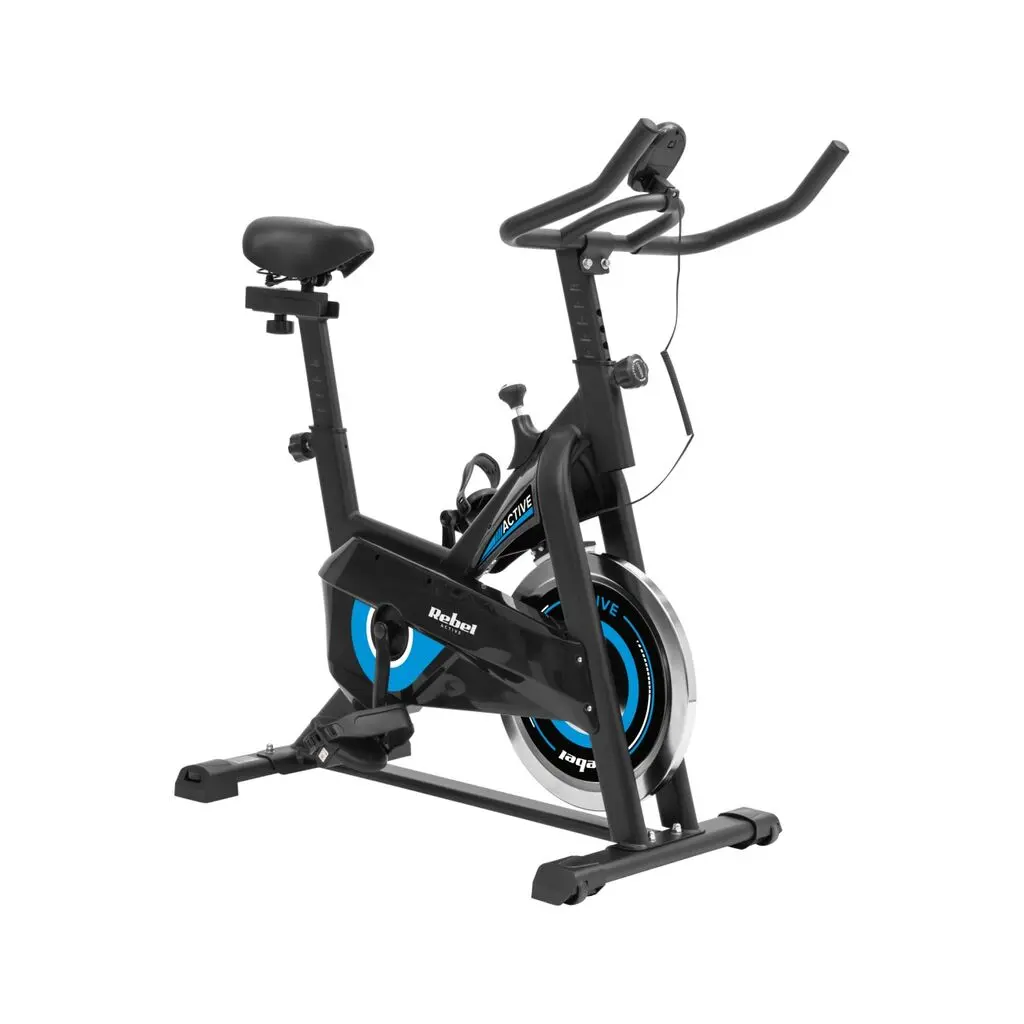 Rebel Active Fitnes i sobni bicikl za profesionalni trening RBA-1008, Crni